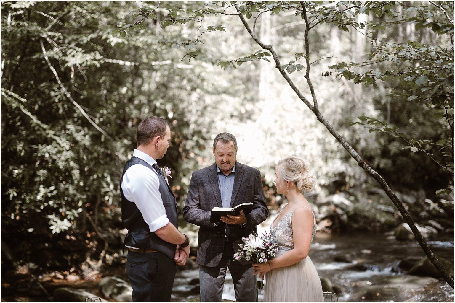 Spence Cabin Elopement in The Great Smoky Mountains