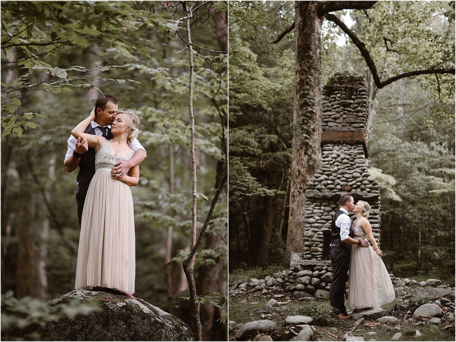 Spence Cabin Elopement in The Great Smoky Mountains