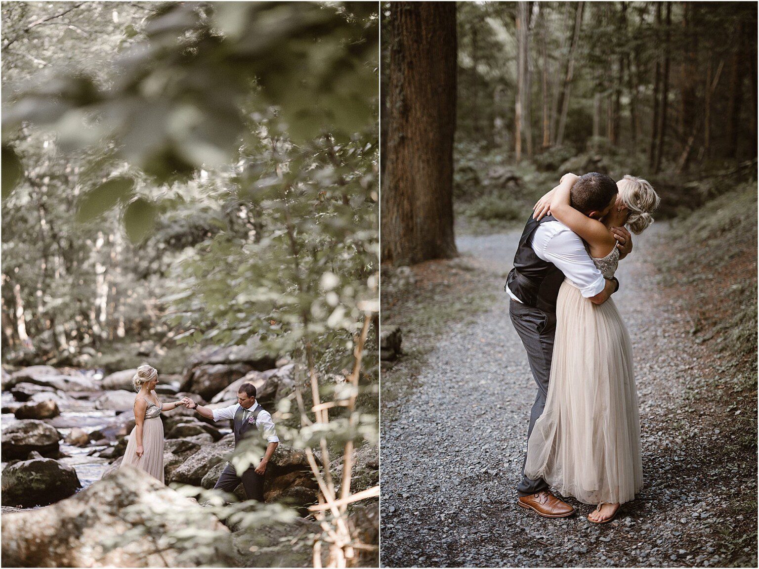 Spence Cabin Elopement in The Great Smoky Mountains