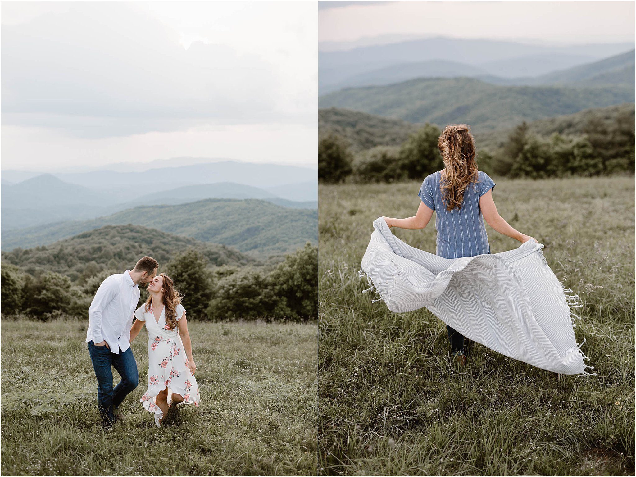 Casual Max Patch Engagement Photos in Tennessee
