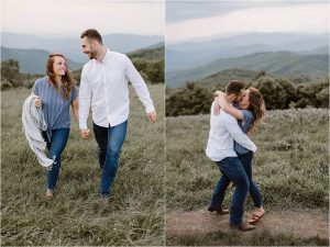 Casual Max Patch Engagement Photos in Tennessee