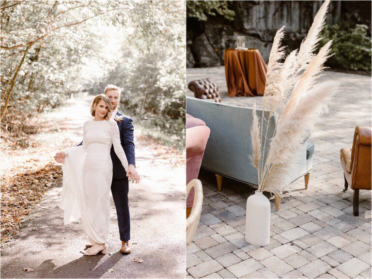 Earthy Autumnal Wedding at Marble Quarry with Impressive Floral Details