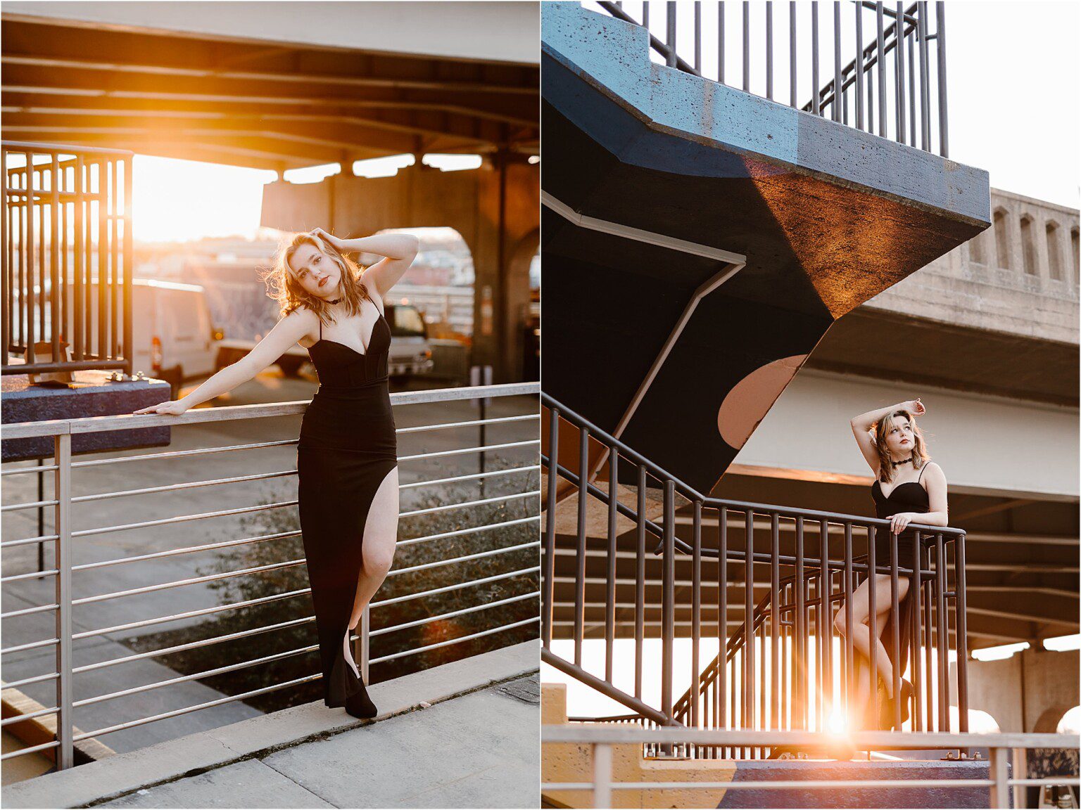 Old City Knoxville Senior Photos with Total Grunge Aesthetics