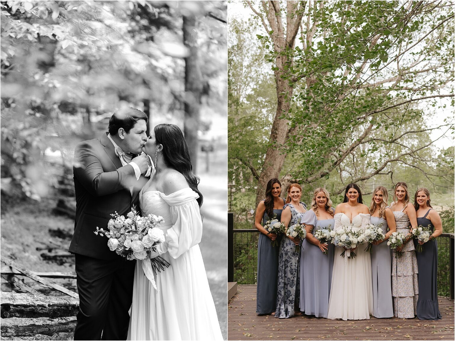 Spring Dusty Blue Wedding in Townsend, Tennessee