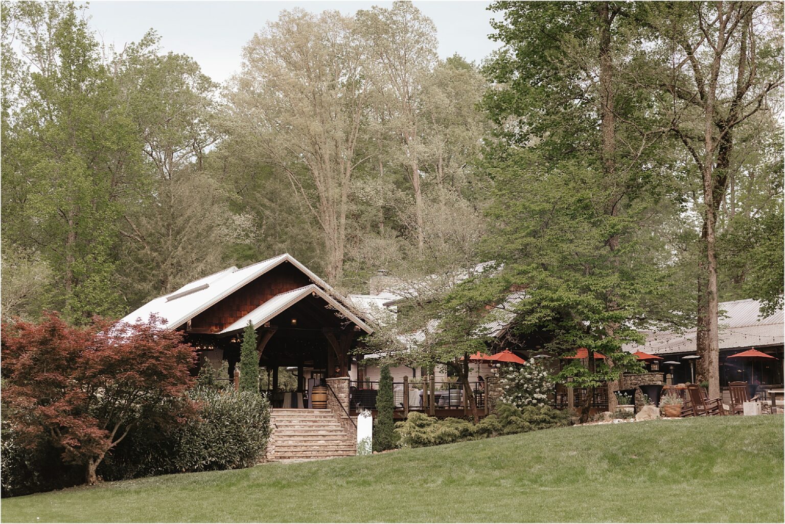 Spring Dusty Blue Wedding in Townsend, Tennessee