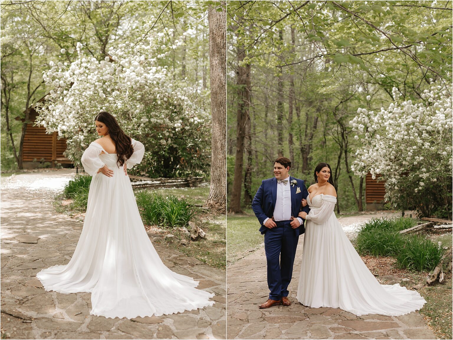 Spring Dusty Blue Wedding in Townsend, Tennessee