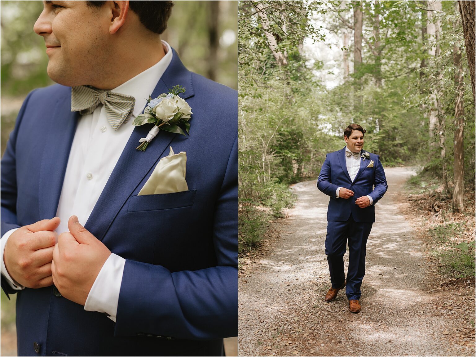 Spring Dusty Blue Wedding in Townsend, Tennessee